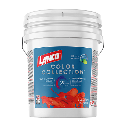 Lanco Color Collection 2 in 1, Flat Interior & Exterior Wall & Trim ...