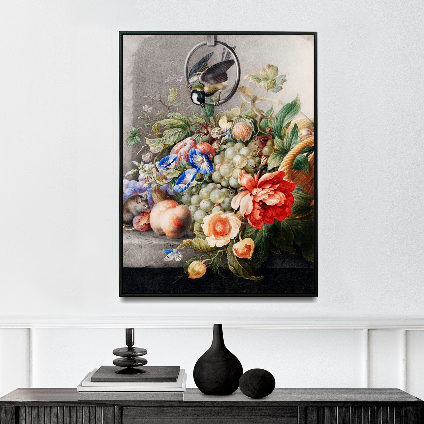 Flowers and fruits | Herman Henstenburgh | Premium Fine Art Print ...
