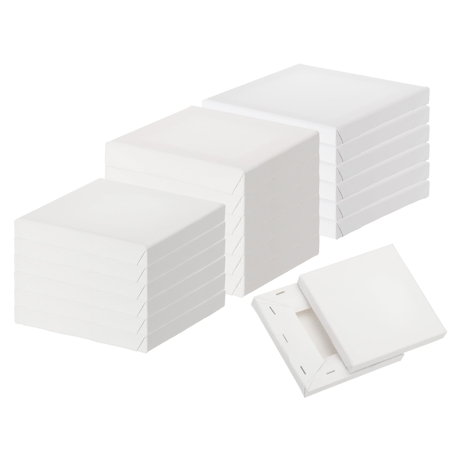 Click here for Uxcell Canvas For Painting  18 Pack 4x4 5x5 6x6 Bl... prices