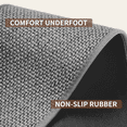 BUTIED 8"x30" Non-Slip Stair Treads with Rubber Backing - Indoor ...