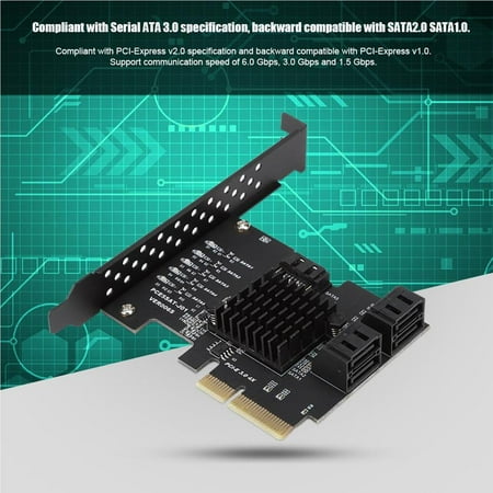 5-port SATA3.0 Expansion Card Adapter Expansion Card Extender for WIN7 ...