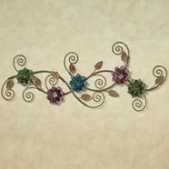 Traditional Morgan Decorative Metal Wall Topper Platinum 42”Wx19”H ...
