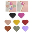 10 Pcs Bible Bookmarks Page Marker PU Leather Bookmarks Heart Shaped ...