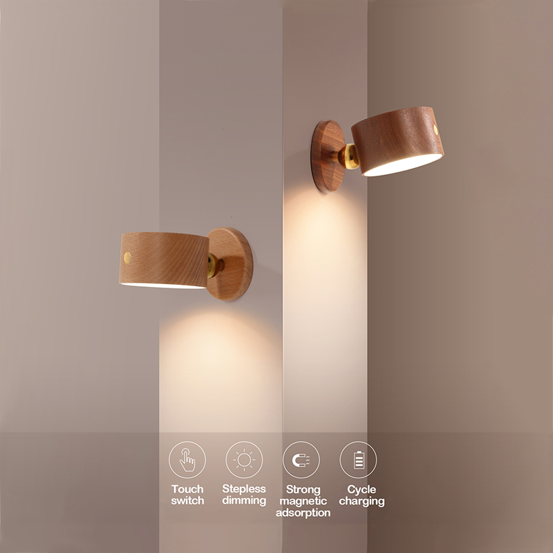 LANDGOO 2Packs LED Wall Mounted Lights Touch Sensor Lamp Wall Sconce ...
