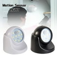 Nyidpsz 360° Battery Operated LED Security Lights, Outside Motion Sensor Activated for Indoor ...