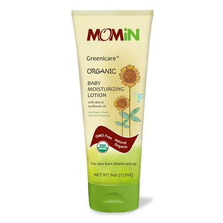 MOMiN USDA Organic Baby Daily Lotion, with Aloe & Sunflower Oil, Sea ...