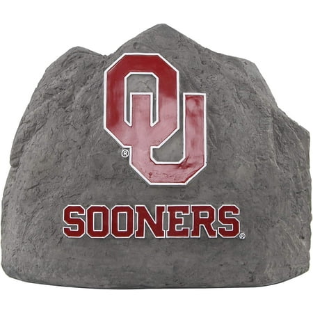 NCAA Oklahoma Sooners Team Logo Faux Rock Lawn Decor Garden Team Logo ...