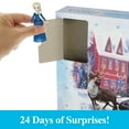 Disney Frozen, 24 Days Advent Calendar, Includes Anna & Elsa Dolls ...