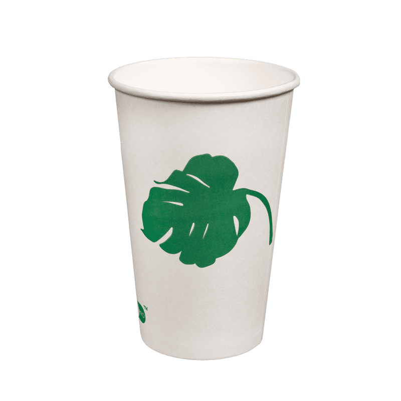 Naturezway Pro (50 Pack) Compostable Bamboo Hot Cups (20 oz.): Leak ...