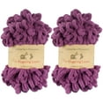 JubileeYarn Fun Finger Loops Yarn - Polyester Jumbo Loop Yarn - 100g ...