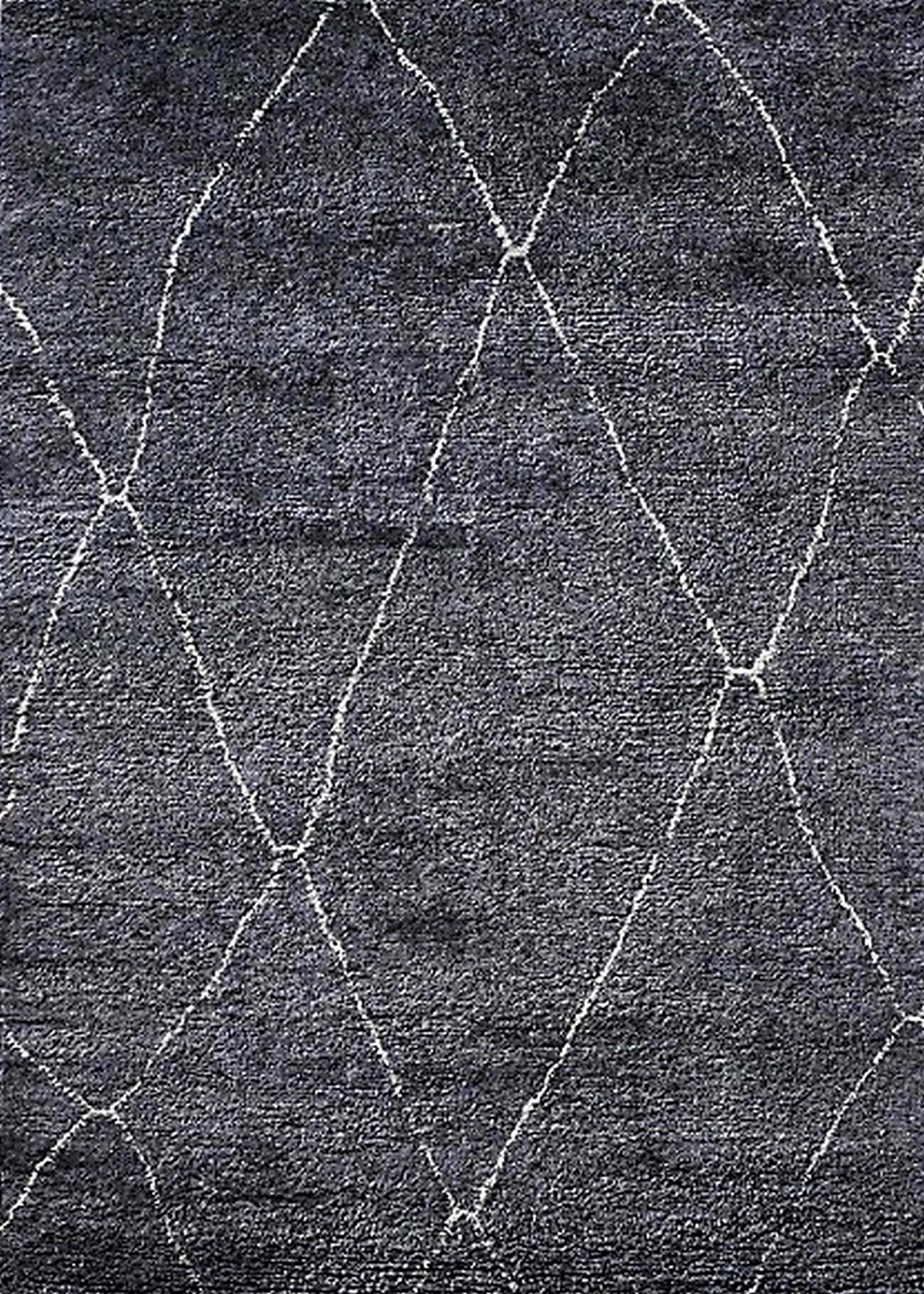 Ahgly Company Indoor Rectangle Mid-Century Modern Charcoal Black ...