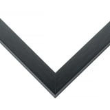 40x14 Frame Black Charcoal Grey Wood Textured Picture Frame | 0.75 Inch ...