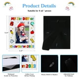 WaaHome My First Day of Kindergarten Picture Frame, 6.25x8.25 in, PU ...