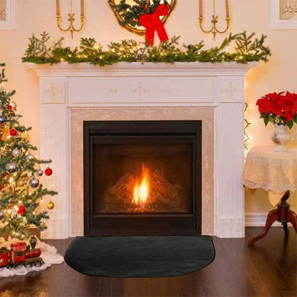 Fireplace Mat, Indoor Fiberglass Fireproof Mat Ember Mat Non Slip ...