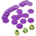 LCR Wild Dice Game with Three Wild Dice and 24 Chips by George ...