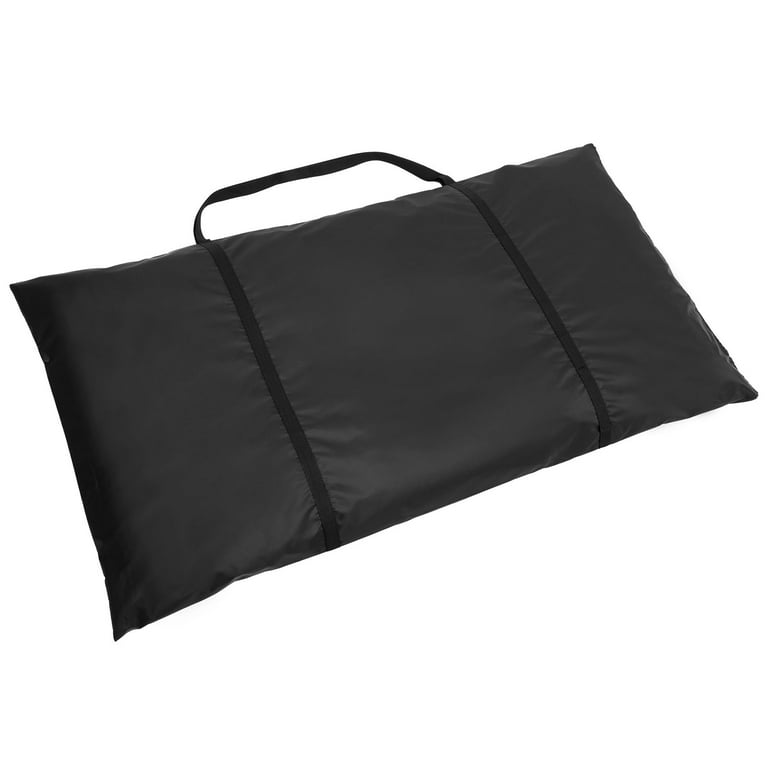 Felt Lined Dining Table Leaf Storage Bag 52 x 28 with Zipper and 2 Shoulder Straps Water Resistant and Scratch Resistant Lined Dining Table Cover