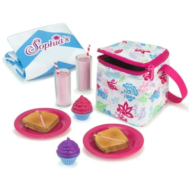 My Life As Lunch Accessories Play Set for 18” Dolls, 11 Pieces ...