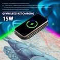 Large RGB Wireless Charging Mouse Pad Deep Green Sea Turtles14 LED ...