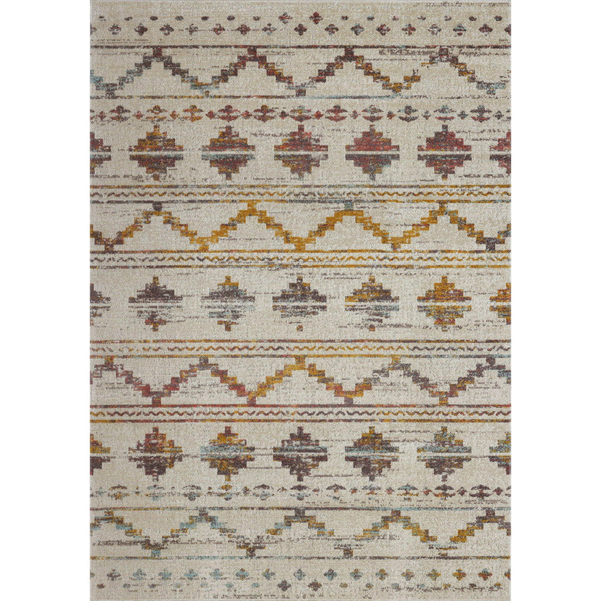 Click here for Ladole Rugs Brown Beige Rustic Tribal Southwestern... prices