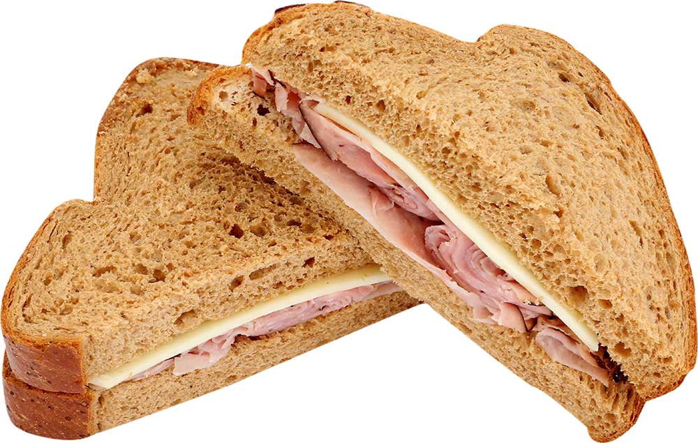 Hillshire Farm Black Forest Ham and Swiss Hearty Wedge Sandwich, 0.516 ...