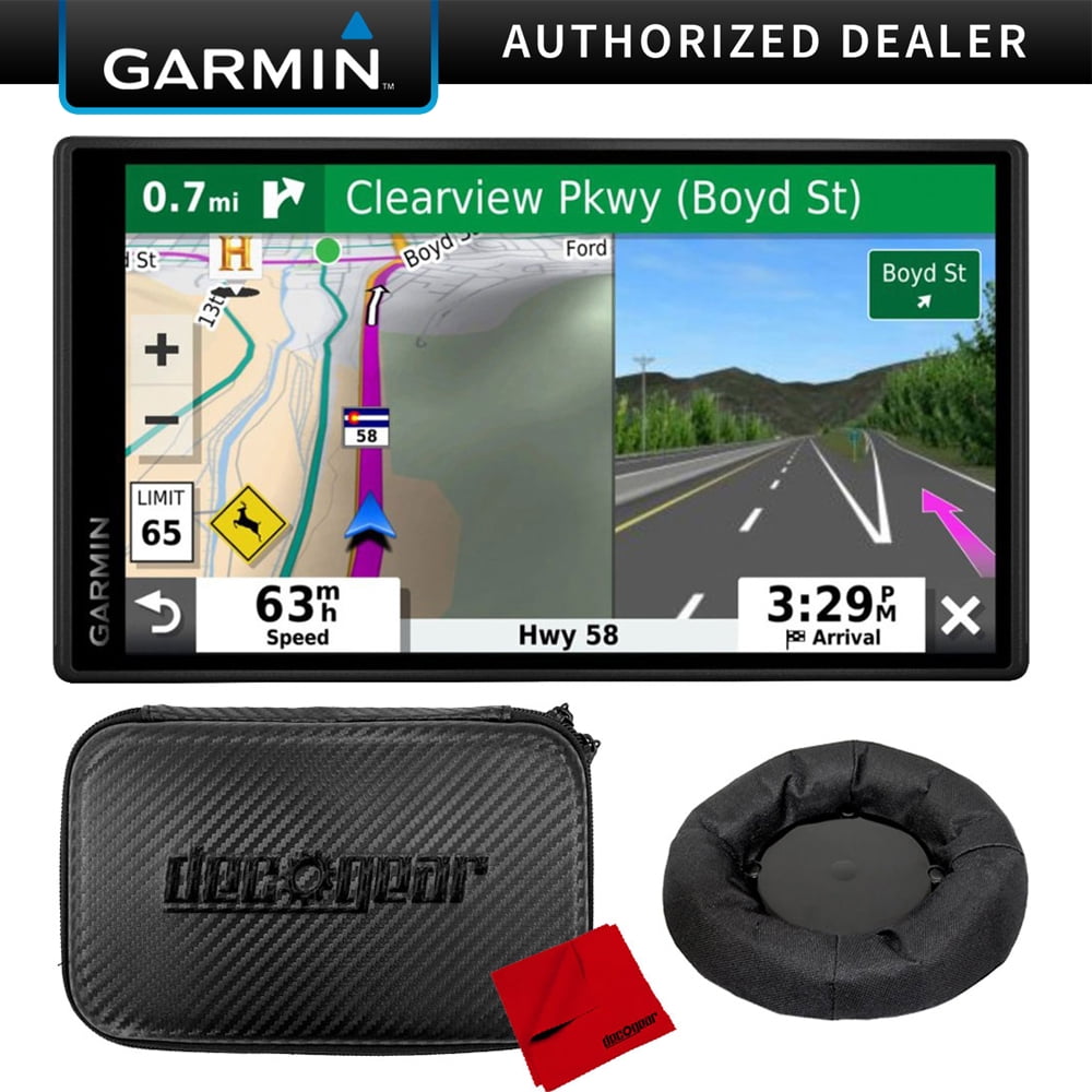 Garmin DriveSmart 55 & Traffic 5.5" Display GPS Navigator with Case and ...