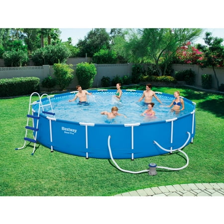 Bestway Steel Pro 15' x 33" Frame Swimming Pool Set with Filter Pump ...