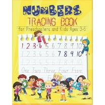 number tracing worksheets Ages 3+: trace numbers practice workbook for ...
