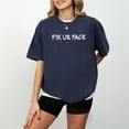 LOVETEE Comfort Colors Fix ur Face Shirt, Edgy Grunge Graphic Tee ...