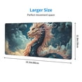 Dragon Sky Cool Art Mouse Pad Extended Large Gaming Mousepad Non-Slip ...