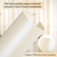 25 Sheets Cream Shimmer Cardstock Printer Paper 8.5 x 11, 78lb/210gsm ...