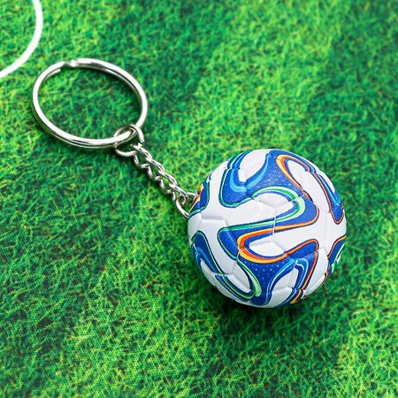 2022 Qatar World Cup Match Ball Soccer Keychain Universal Flag Pendant ...