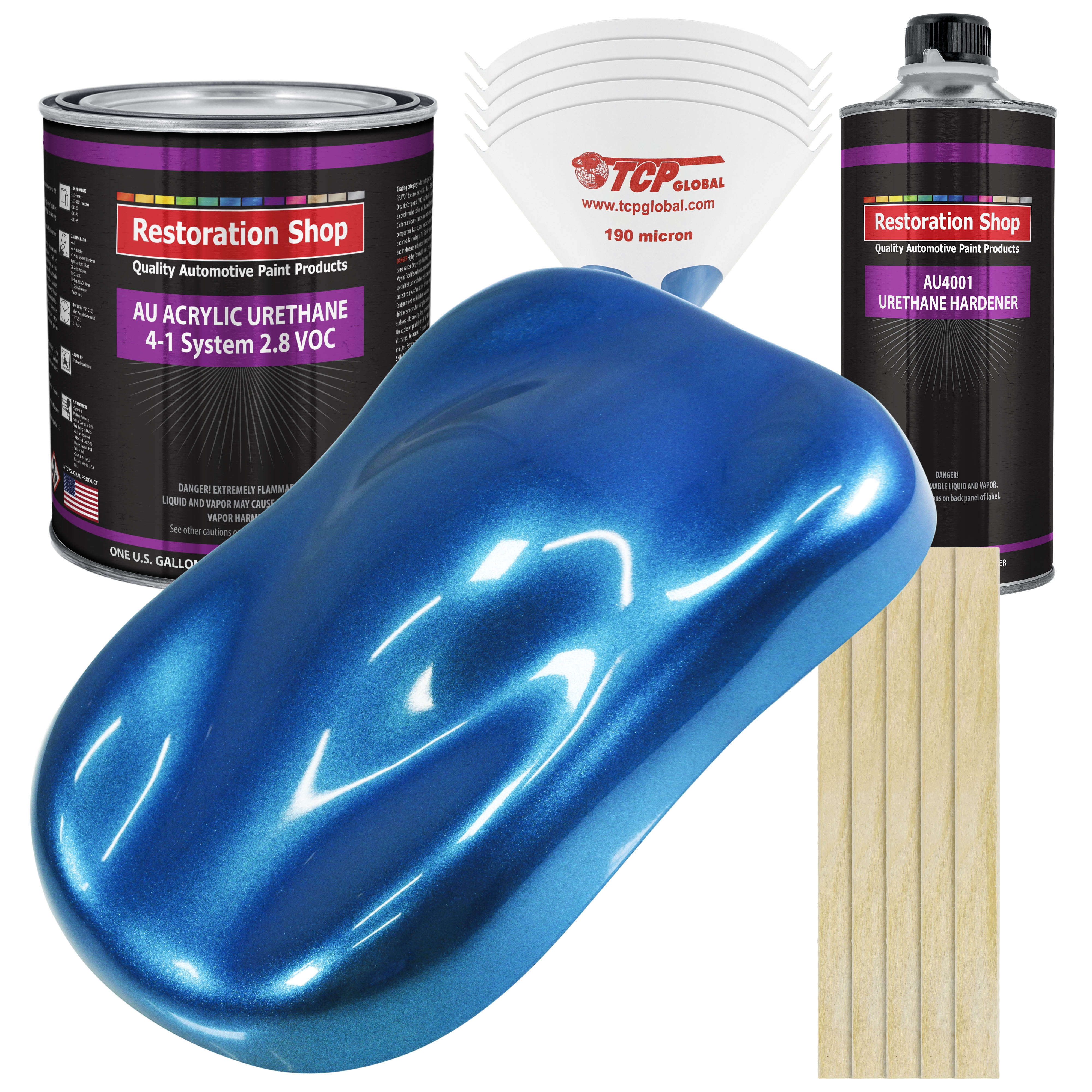 Restoration Shop True Blue Firemist Acrylic Urethane Auto Paint ...