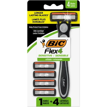 BIC Metal Blade Shaving Disposable Razor, Perfect for One-Time Use, 5 ...