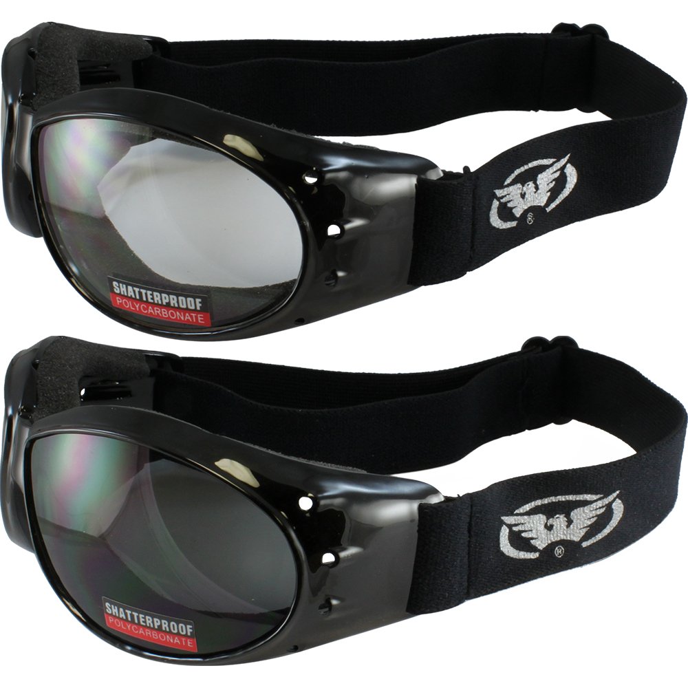 Two Pairs of Global Vision Eliminator Deluxe Red Baron Style Padded ...