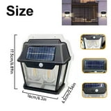 4 Pack Solar Wall Lights Outdoor,Waterproof Motion Sensor Tungsten Light,Dusk to Dawn Solar ...