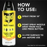 Raid Multi Insect Killer 7, Bug Killer Spray, Orange Breeze Scent, 15 ...