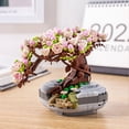 Mini Plant Bonsai Building Block Flower Plant Cherry Blossom Tree ...