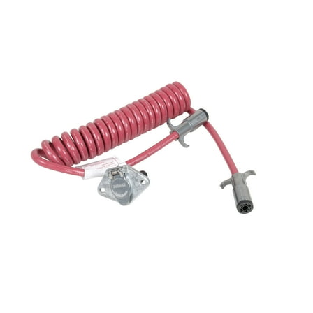 Blue Ox BX88206 7 Way to 6 Way Coiled Electrical Cable - Walmart.com