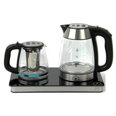 Electric Samovar Tea Maker, Stainless Steel and Porcelain, 6 Liter ...