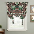 Ethnic Tribal Vintage Tie Up Curtains for Window, Thermal Insulated ...