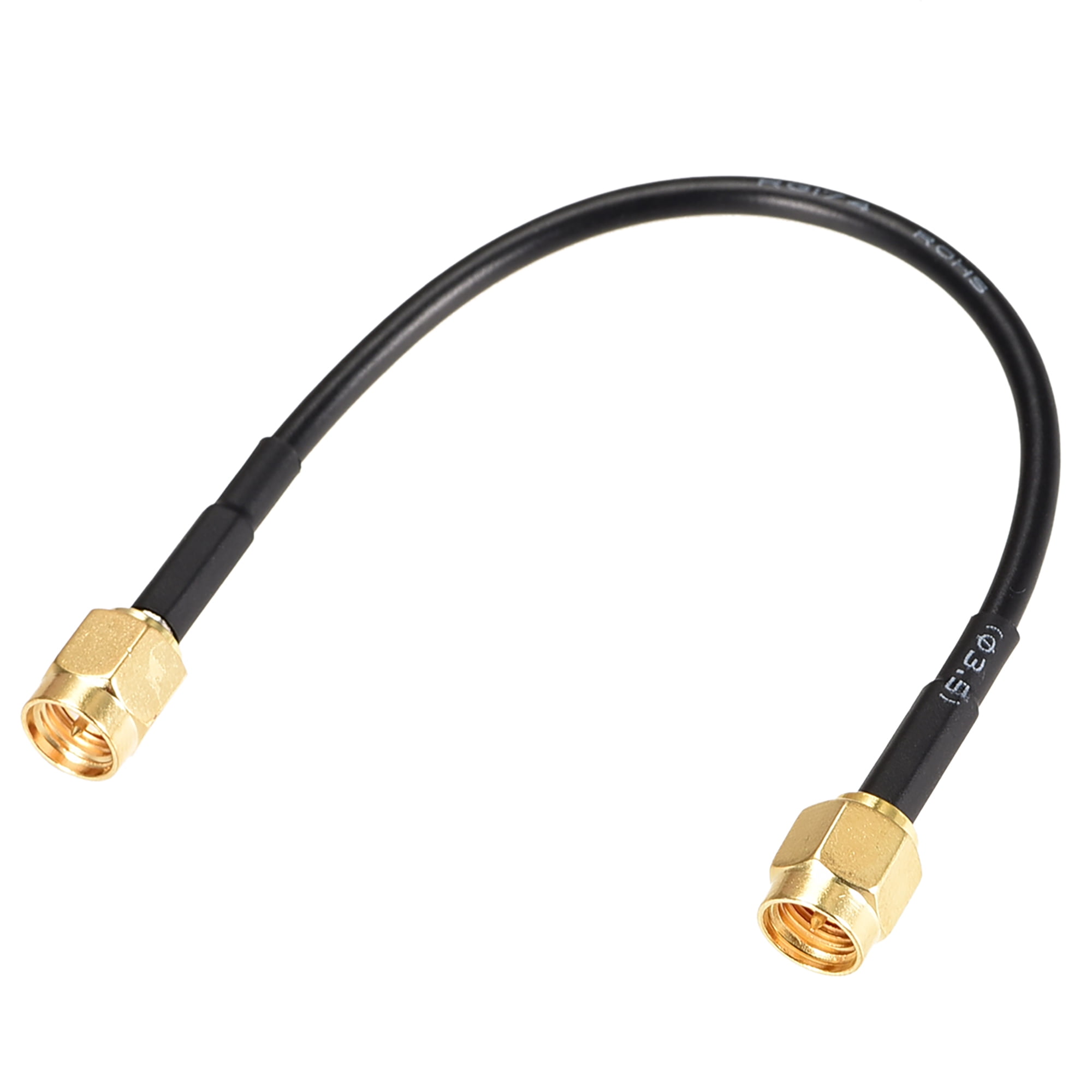 RG174 SMA Male to SMA Male RF Coaxial Adapter Connector Copper Cable ...