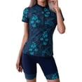 COMVALUE Women Short Sleeve Swim with Shorts Swimsuits Zipper Surfing ...
