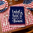 2026 New Washcloths Microfiber Independence Day Printed TowelRed White ...