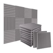 72 Pack Acoustic Panels for Walls, 1" x 12" x 12" Wedge Sound Absorbing ...