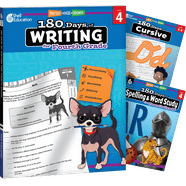 180 Days of Reading for K-6, Set of 7 Assorted Reading Workbooks, One ...