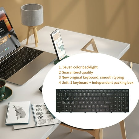 PS/2 Interface Built-in Keyboard Colorful Backlight Keypad Built-in ...