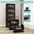 Holaki 4 Tiers Storage Bins with Lid, Collapsible Closet Organizers and ...