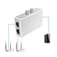 HOT RJ45 Network Switch 2 Port LAN Ethernet Box Switcher Splitter Dual ...