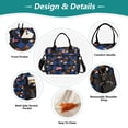 ALAZA Eagles Flag Checkered Print Cooler Lunch Bag Insulated Reusable ...