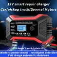 Battery Charger, 12V/24V Lead Acid Car Battery Charger, Trickle Charger ...